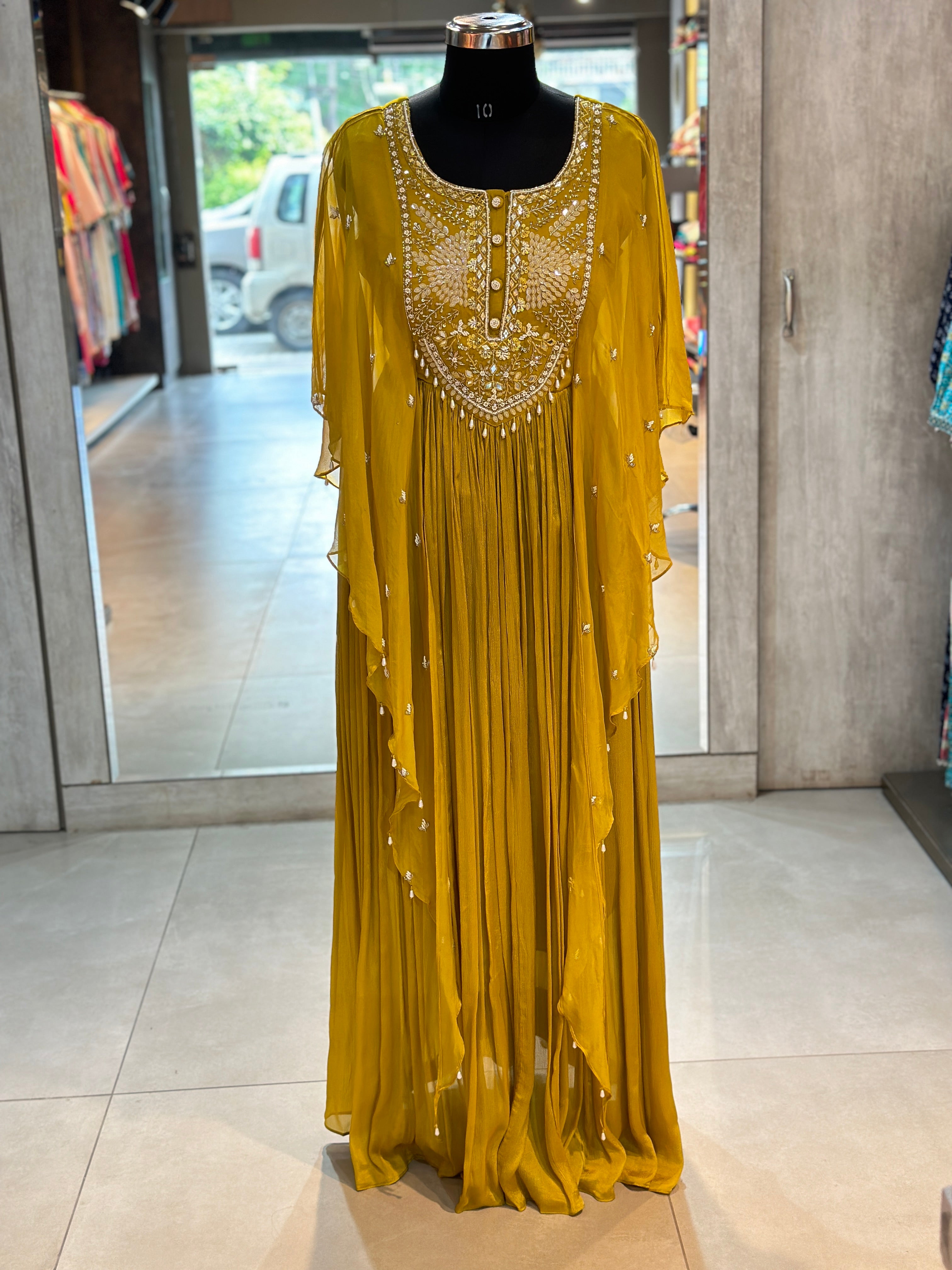INDO-FUSION KAFTAN LONG GOWN – SEEMA & SUMAN
