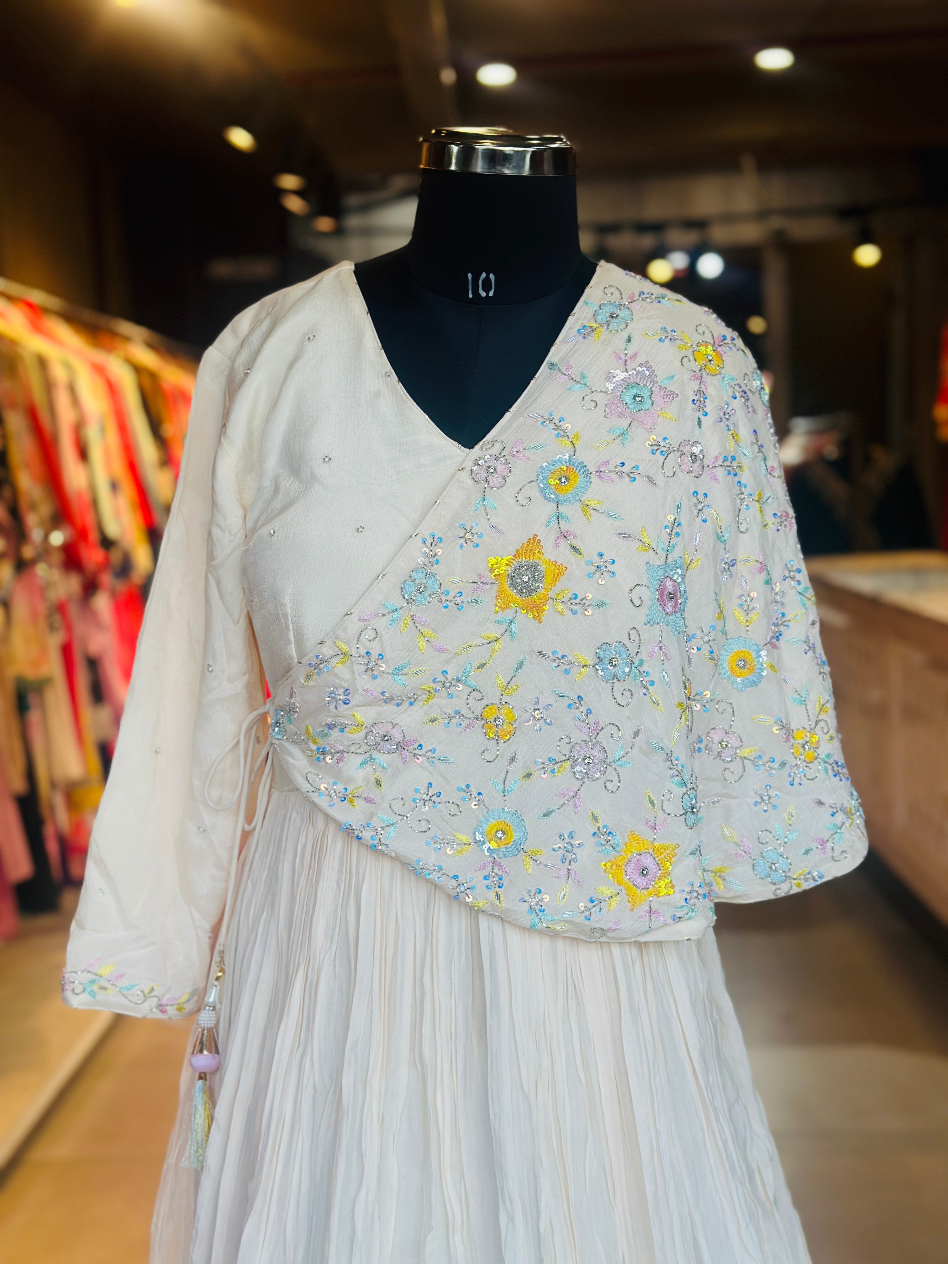 INDOWESTERN HEAVY GOWN SET – SEEMA & SUMAN