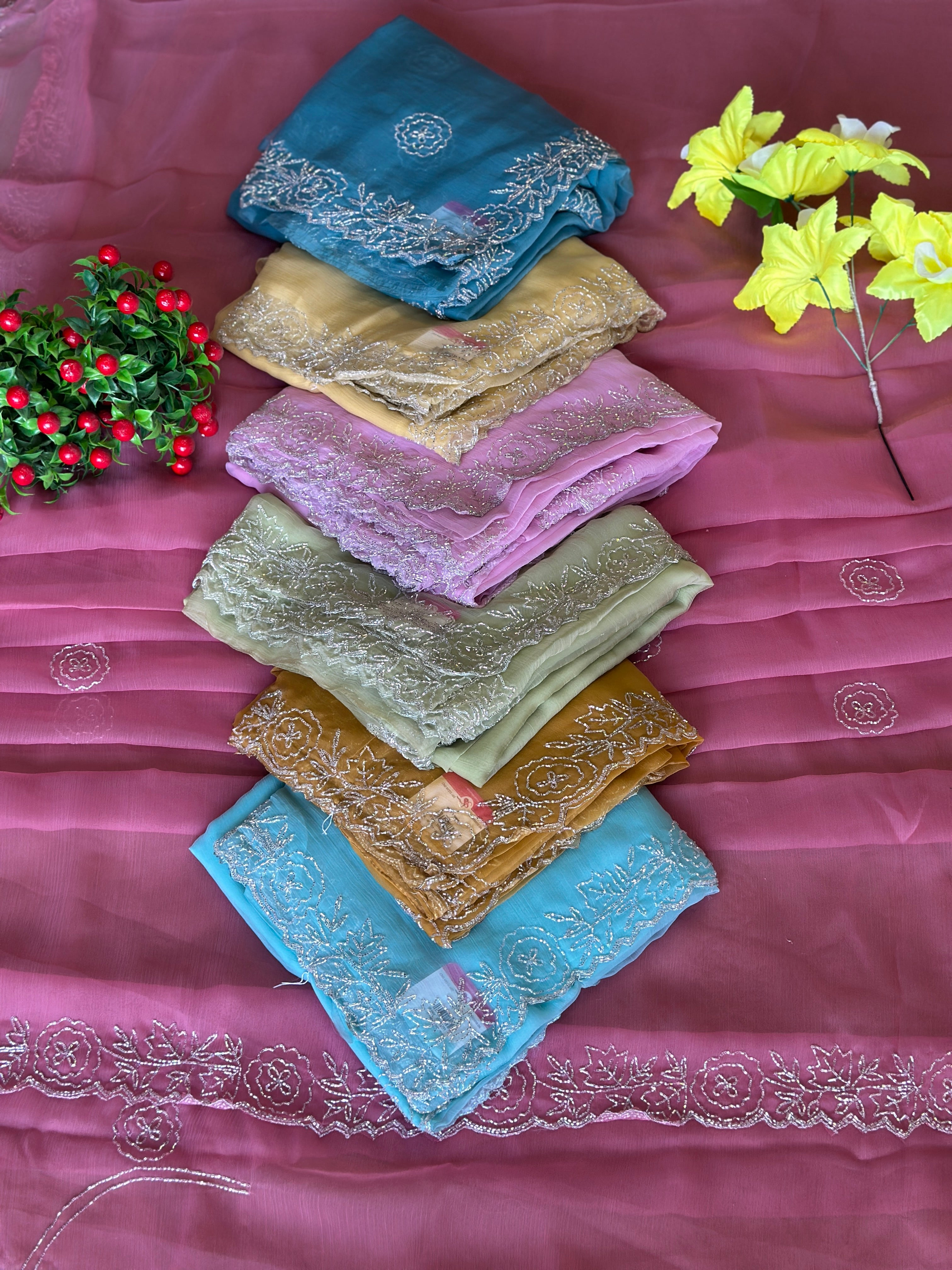 🌷THE SHIMMERED CHIFFON COLLECTION 🌷 – SEEMA & SUMAN